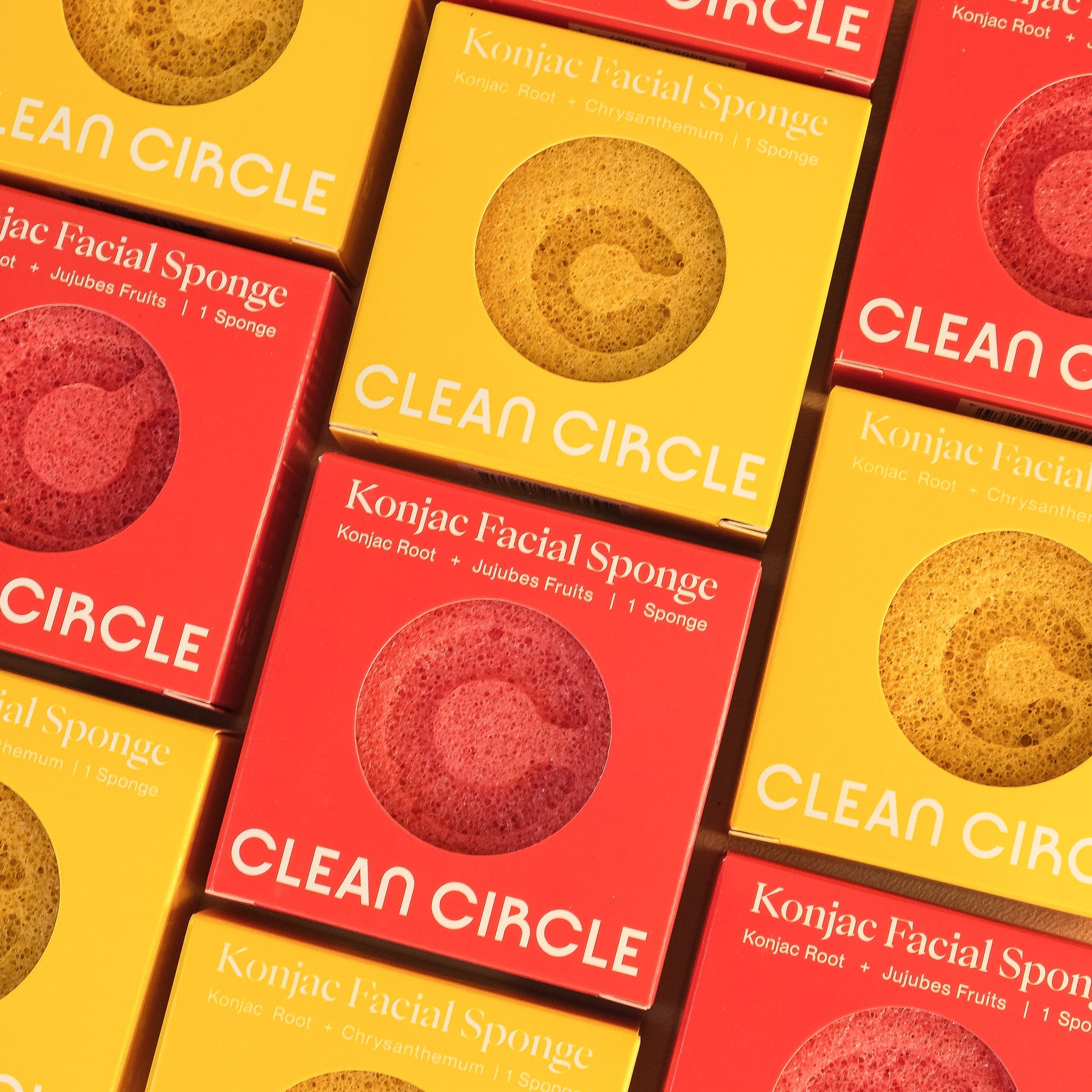 Konjac Facial Sponge - Zero Waste - Clean Circle – Clean Circle